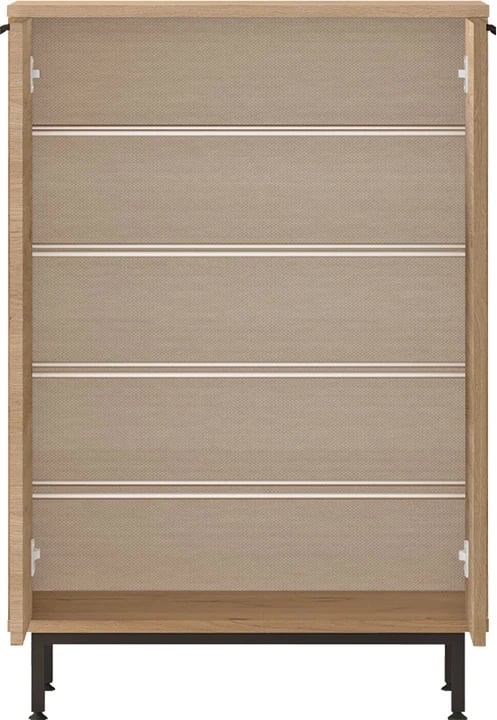 Raft këpucësh Kinga 5 rafte, natyral, 72x35.5x105.6cm | PAW-200005380