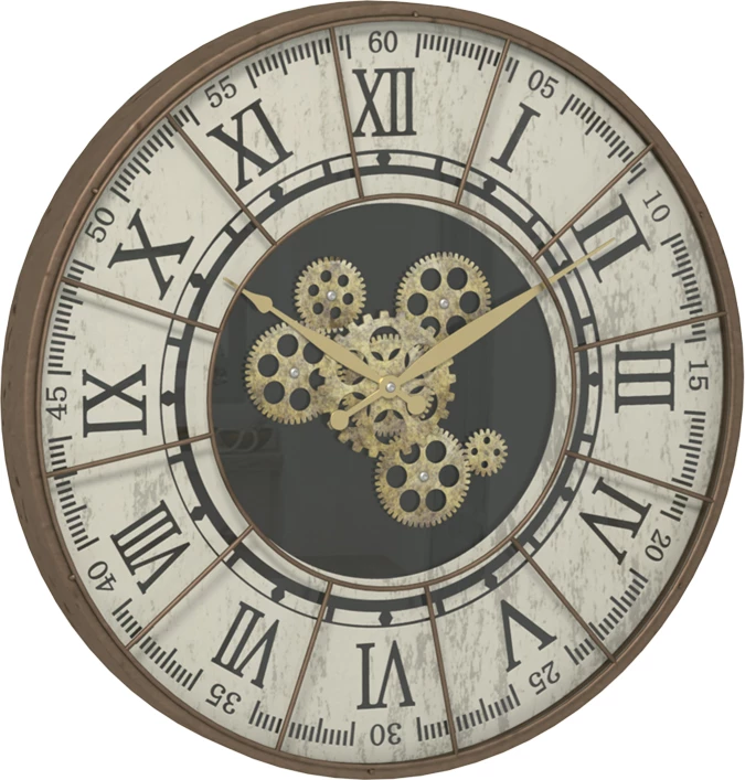 Orë muri Jellar pakoworld metalike bronzë D57x7cm | foleja.al