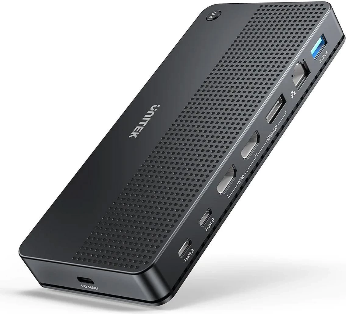 Switch Unitek KVM 2 Kompjutera 2 Monitore 4K D1103A01 | foleja.al